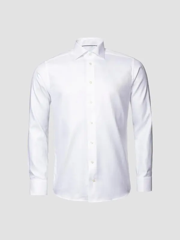 Eton Contemporary-fit Diagonal Stripe Dress Shirt