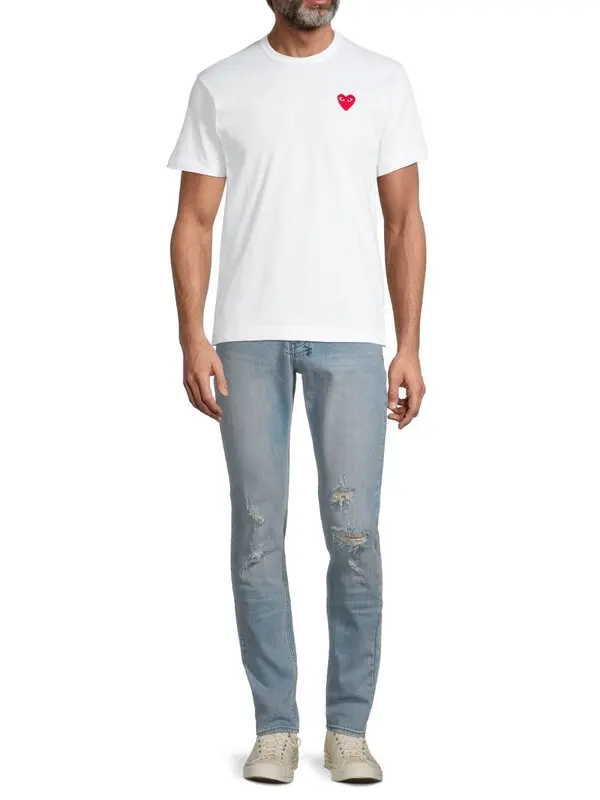 Play Comme Des Garcon Heart Tee - Black