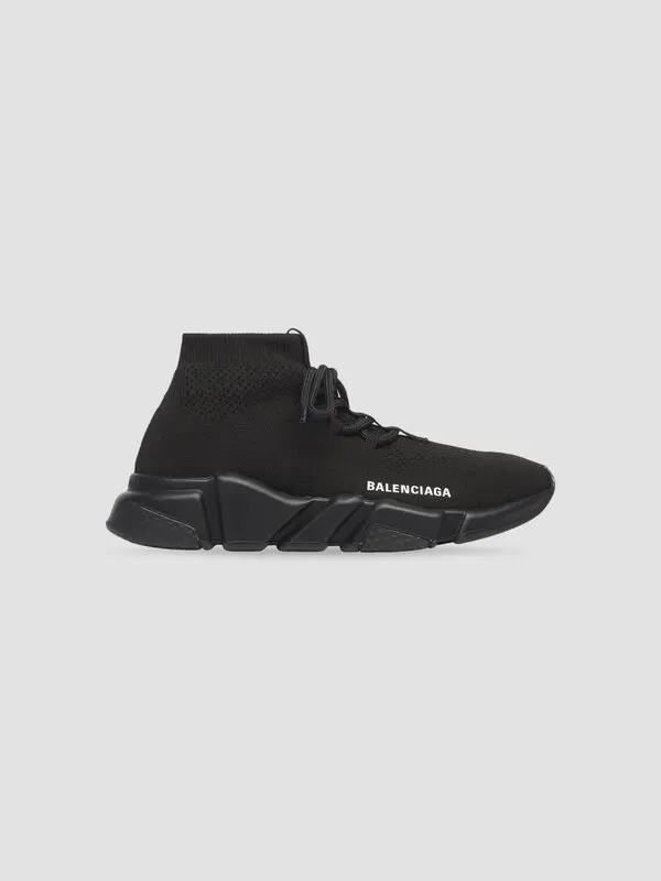 Balenciaga Speed Lace-up Sneakers - Black