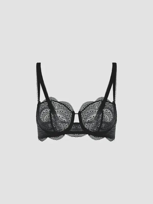 Simone Perele Karma Demi Cup Underwire Bra - Black