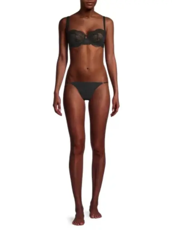 Simone Perele Karma Demi Cup Underwire Bra - Black