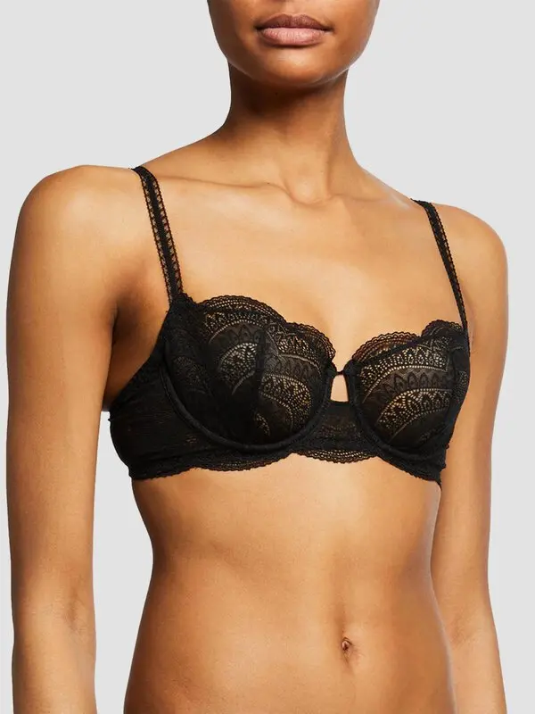 Simone Perele Karma Demi Cup Underwire Bra - Black