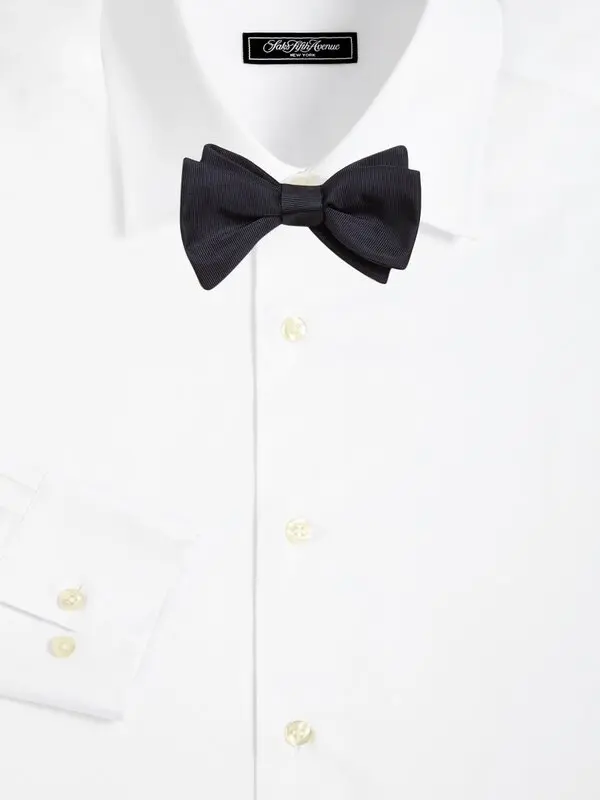 Giorgio Armani Textured Silk Bow Tie