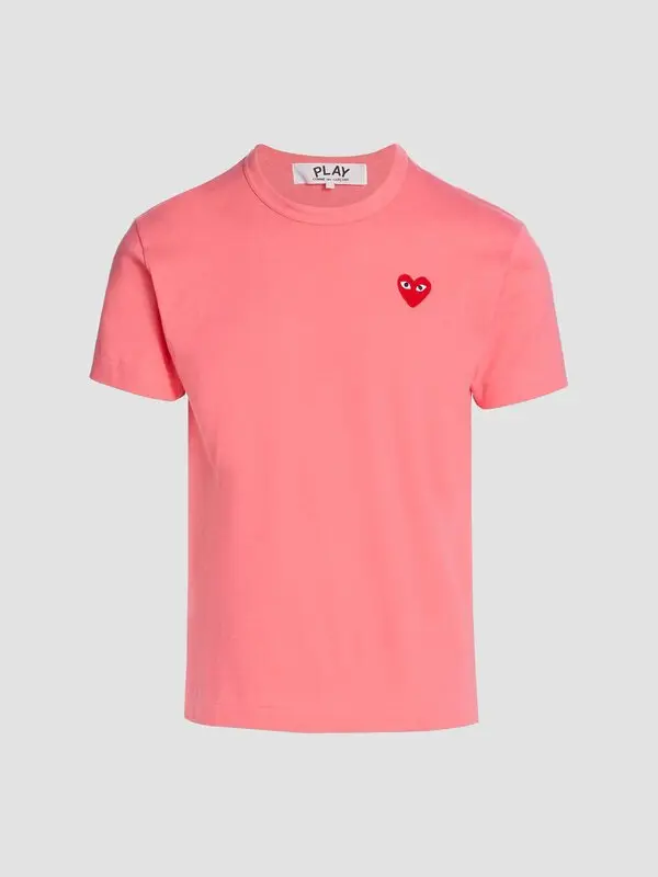 Play Comme Des Garcon Play Heart T-shirt - Pink