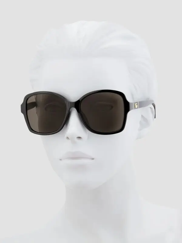 Gucci 57mm Rectangular Sunglasses