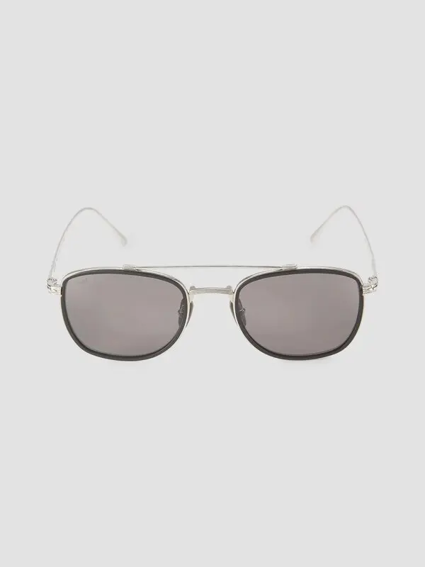 Persol 50mm Square Sunglasses - Silver