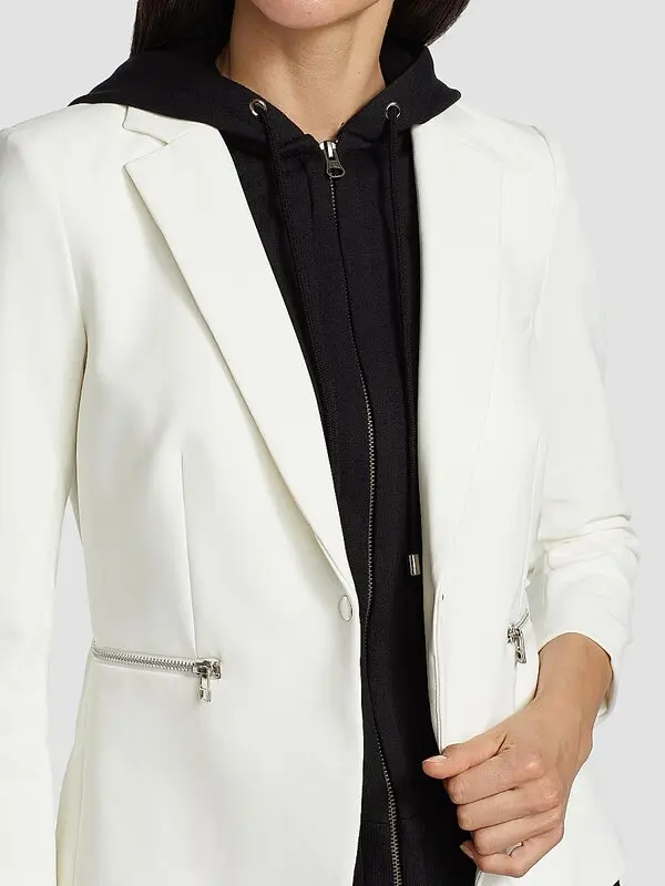 Veronica Beard Hooded Dickey - Black
