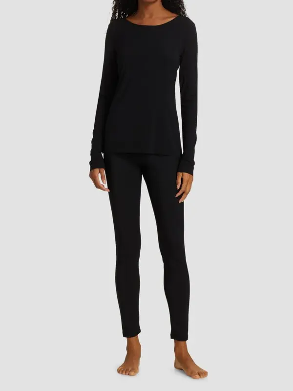 Wolford Aurora Pure Long-sleeve Top - Black