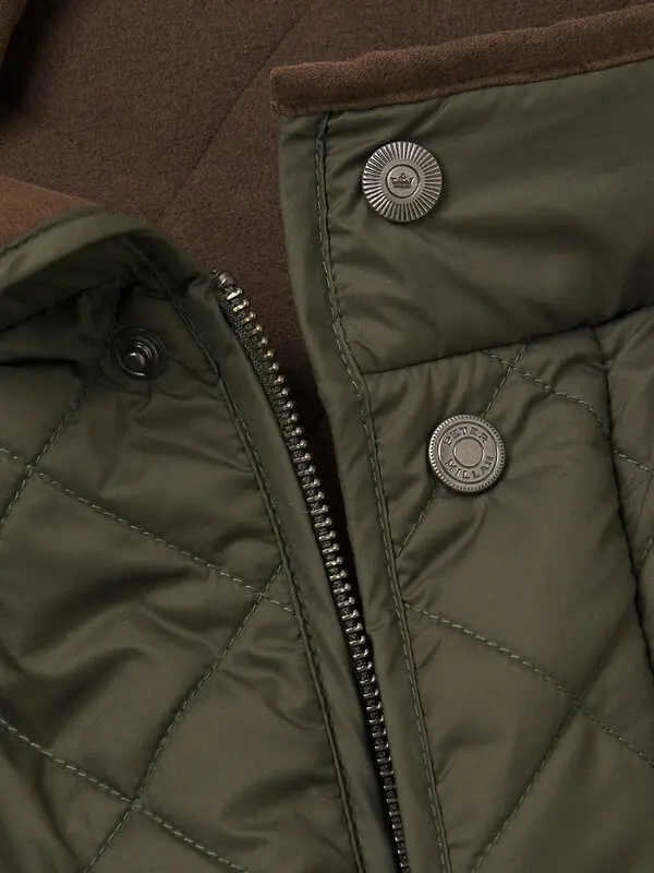 Peter Millar Suffolk Quilted Travel Coat - Olive