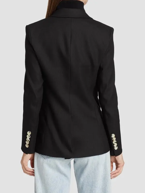 Veronica Beard Uptown Merino Wool & Cashmere Dickey - Black