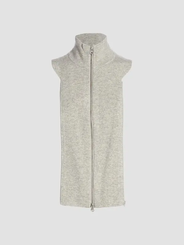Veronica Beard Uptown Merino Wool & Cashmere Dickey - Grey