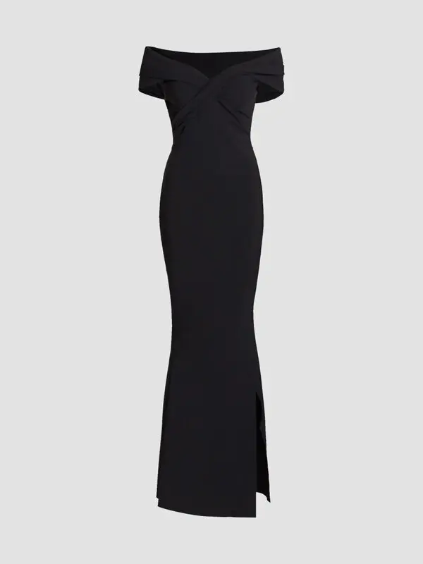 Chiara Boni La Petite Robe Stretch Jersey Fishtail Gown