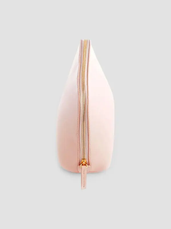ROYCE NEW YORK Leather Cosmetic Bag - Blush Pink