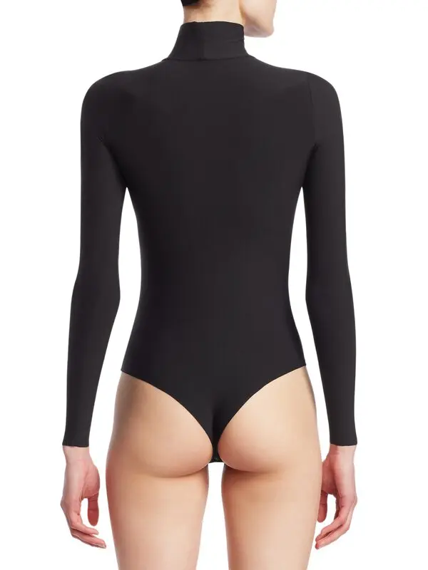 Commando Butter Turtleneck Bodysuit - Black