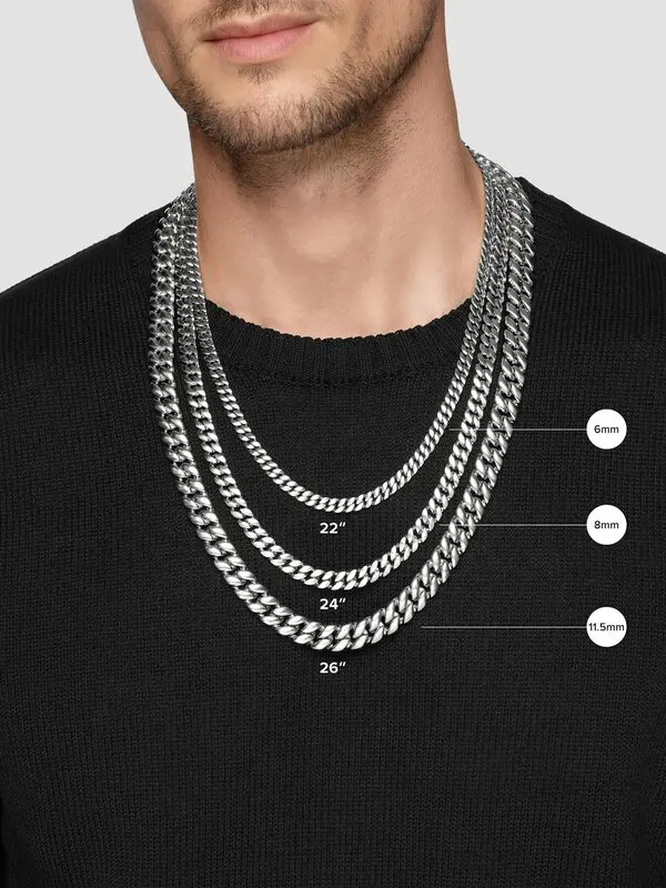 David Yurman Curb Chain Necklace In Sterling 11.5mm