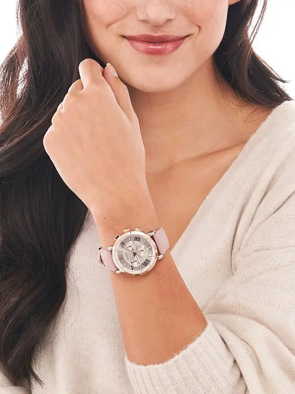 Michele Sporty Sport Sail Two-Tone & Silicone Strap  display picture 1