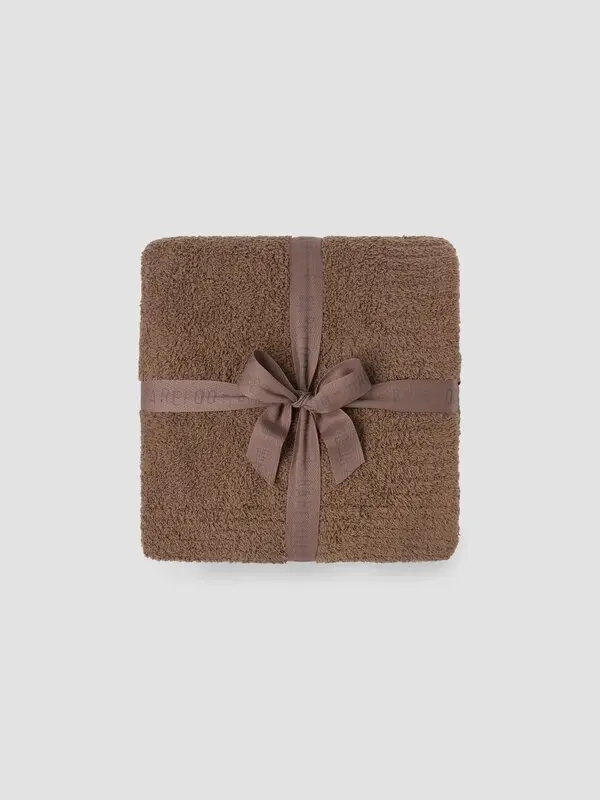 Barefoot Dreams Cozy Chic Throw - Chestnut