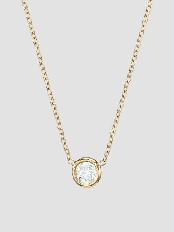 Zoe Chicco Paris 14k Yellow & Diamond Pendant Necklace