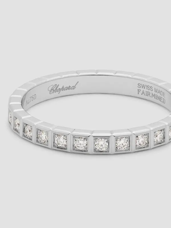 Chopard Ice Cube 18k & Diamond Ring - White Gold