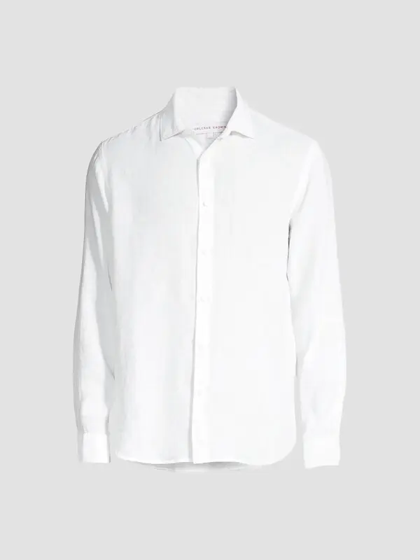 Orlebar Brown Giles Linen Shirt - White