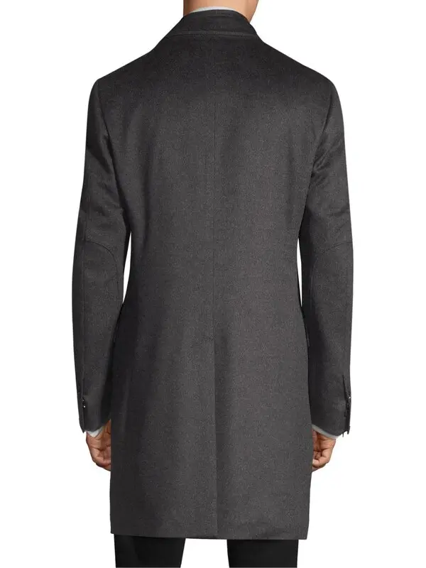 Corneliani Char Id Topcoat - Grey