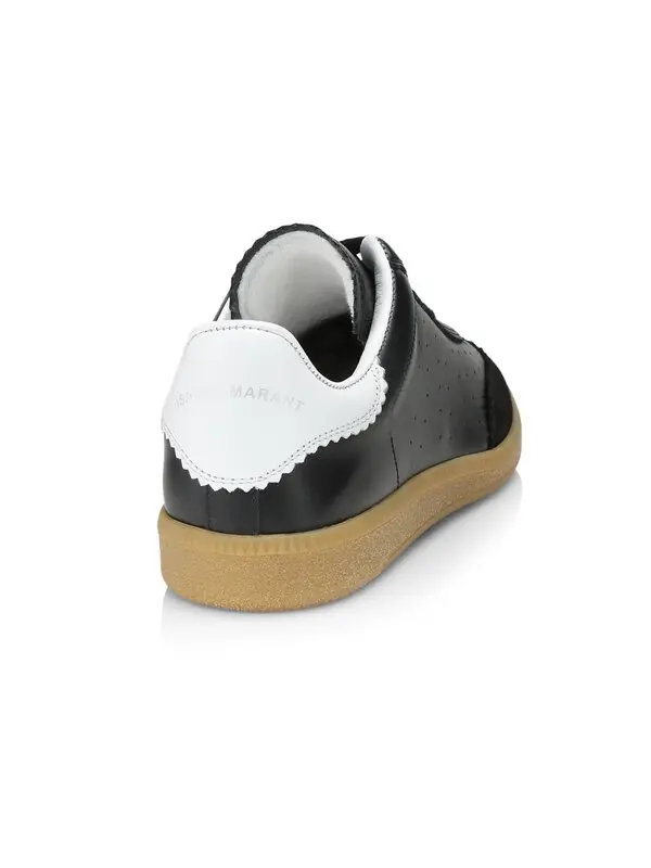 Isabel Marant Étoile Bryce Basic Leather Sneakers - Black