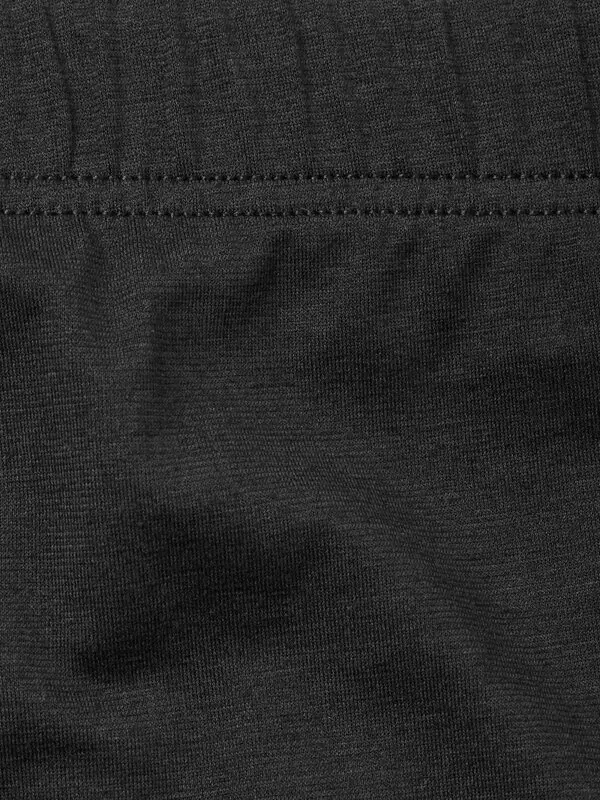 Hanro Cotton Superior Long-leg Boxer Briefs - Black