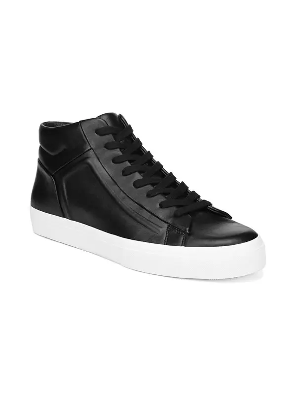 Vince Fynn Leather High-top Sneakers