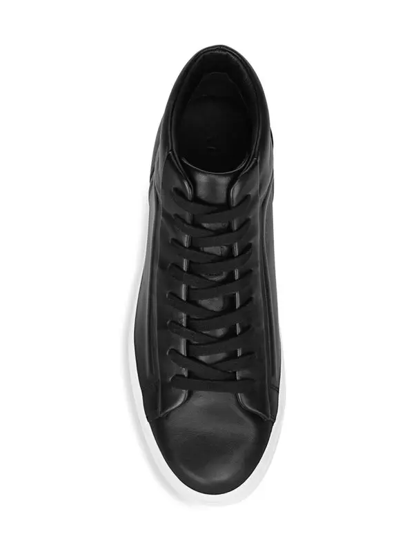 Vince Fynn Leather High-top Sneakers