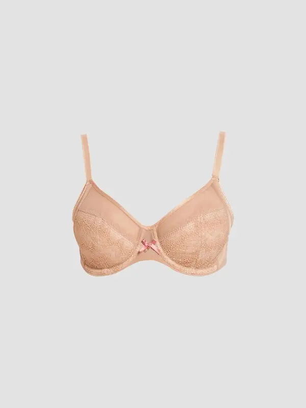 Chantelle Revele Moi Perfect Fit Underwire Bra - Beige