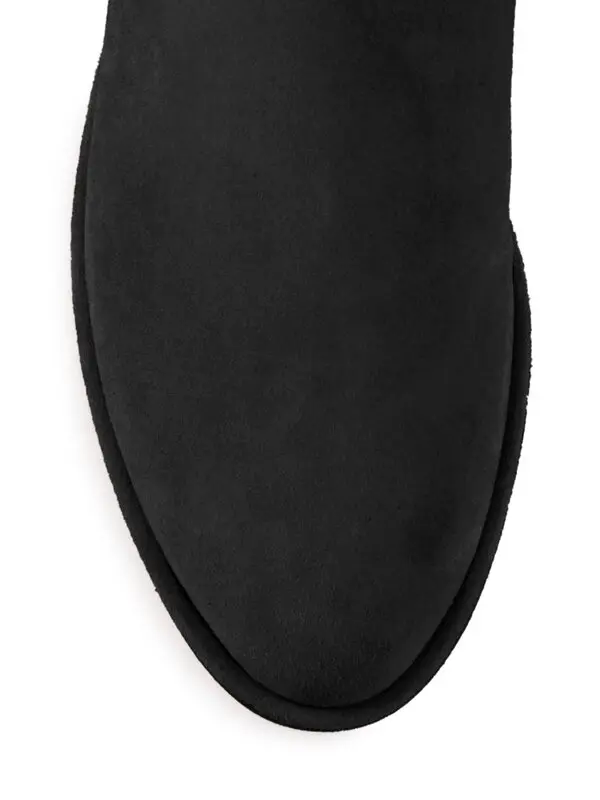 STUART WEITZMAN Lowland Suede Thigh-high Boots
