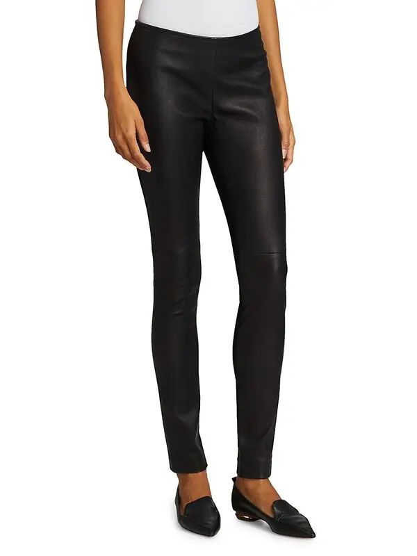 Akris Fancy Leather Pants