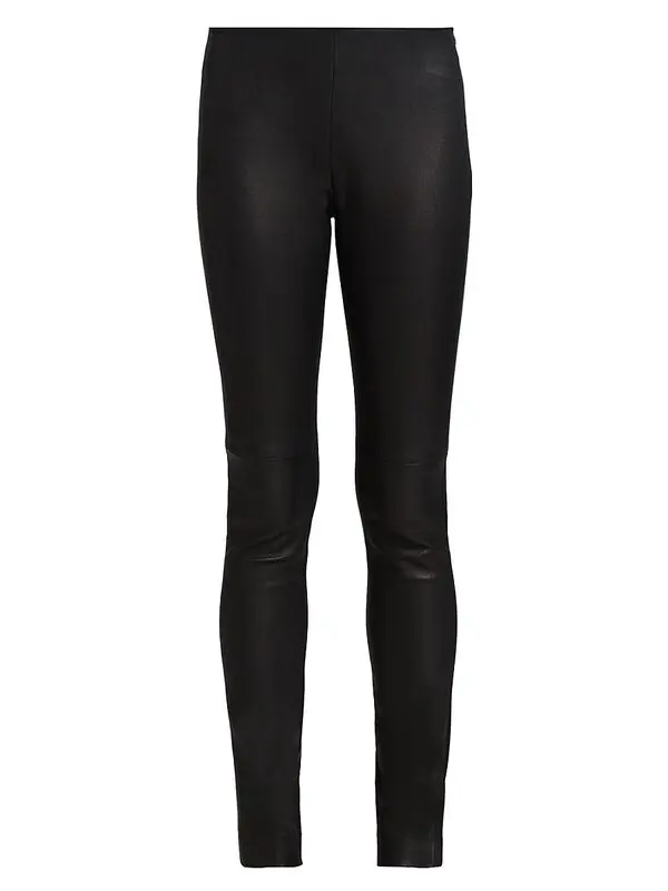 Akris Fancy Leather Pants