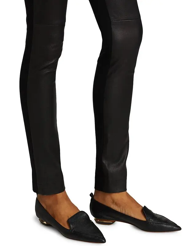 Akris Fancy Leather Pants
