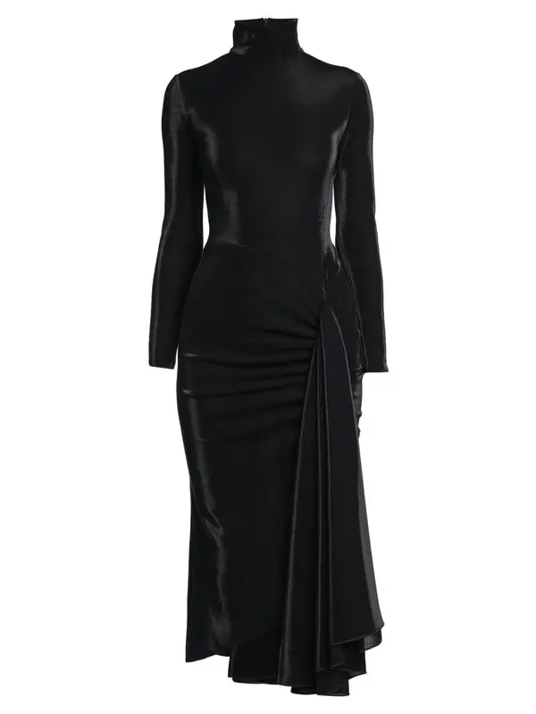 Giorgio Armani Draped Jersey Dress