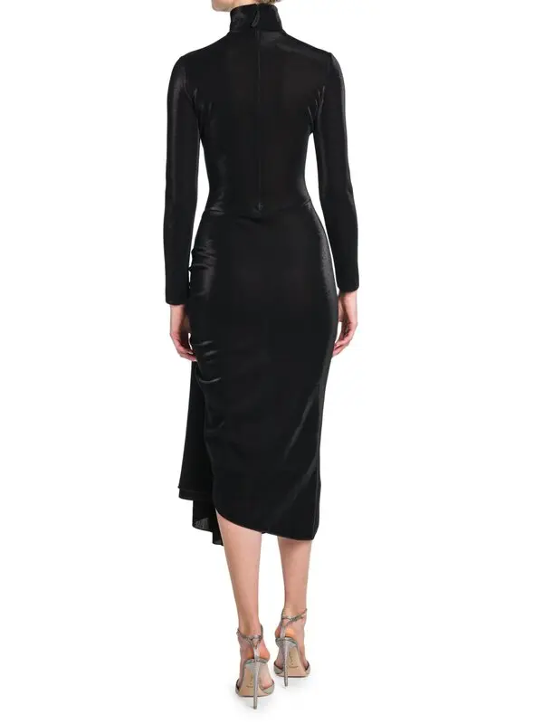 Giorgio Armani Draped Jersey Dress