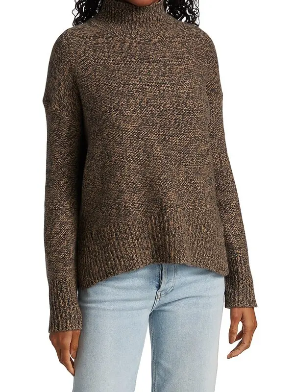 Theory Karenia Mockneck Cashmere Sweater Size