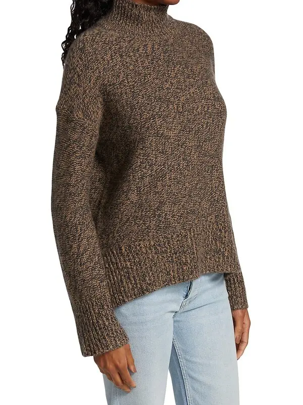 Theory Karenia Mockneck Cashmere Sweater Size