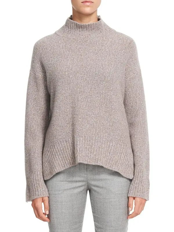 Theory Karenia Mockneck Cashmere Sweater Size