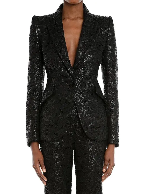 Alexander McQueen Floral Lace Jacket