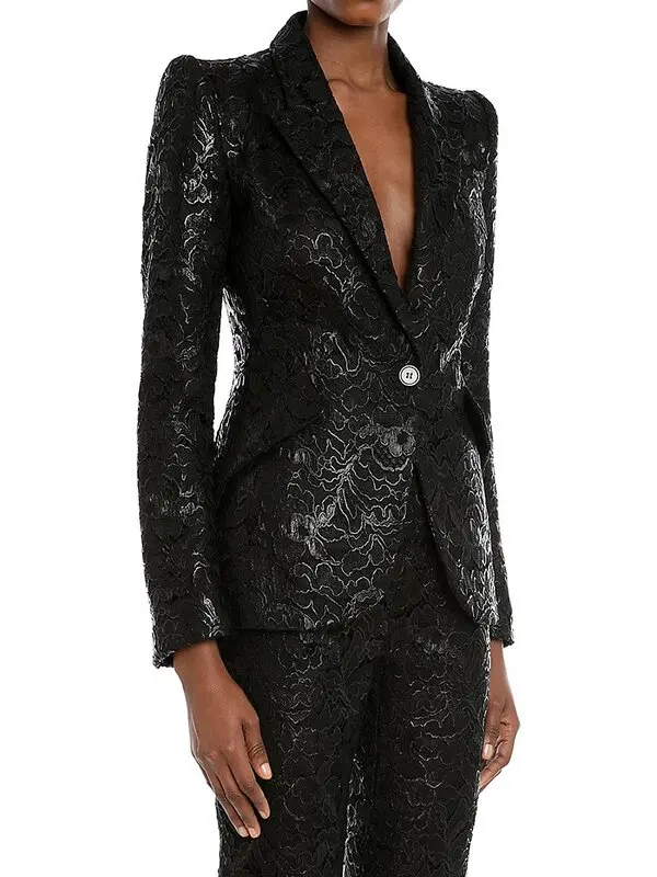 Alexander McQueen Floral Lace Jacket