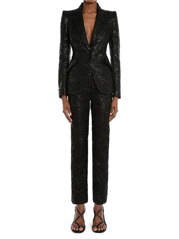 Alexander McQueen Floral Lace Jacket