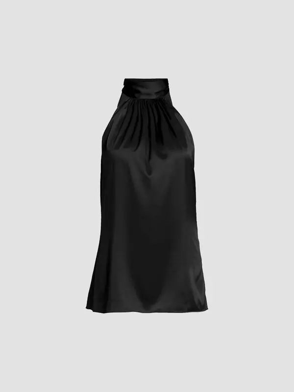 Ramy Brook Lori Silk Halter Top