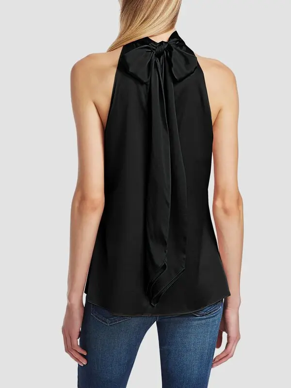 Ramy Brook Lori Silk Halter Top