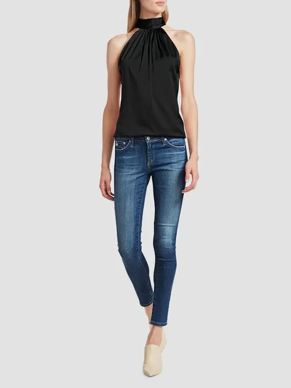 Ramy Brook Lori Silk Halter Top