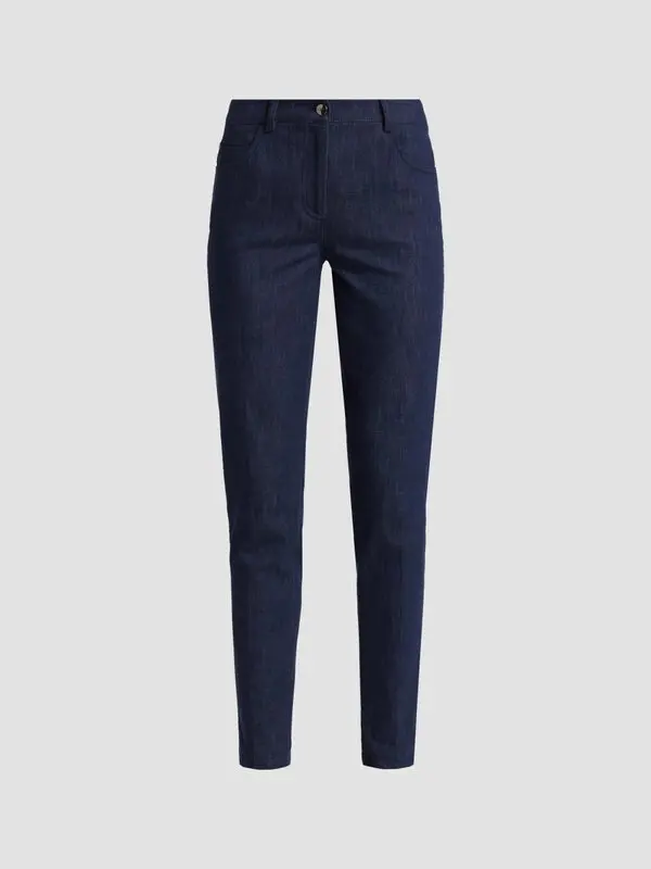 Akris Magda Elasticized Cuffed Trousers