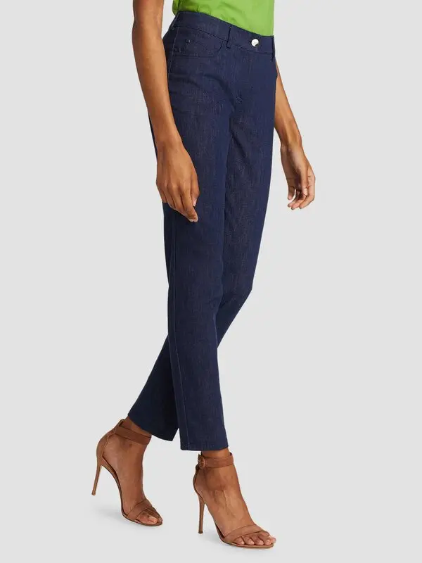 Akris Magda Elasticized Cuffed Trousers