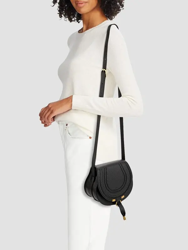 Chloé Marcie Saddle Bag - Black