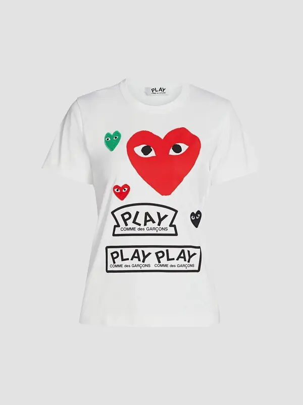 Play Comme Des Garcon Heart Play T-shirt