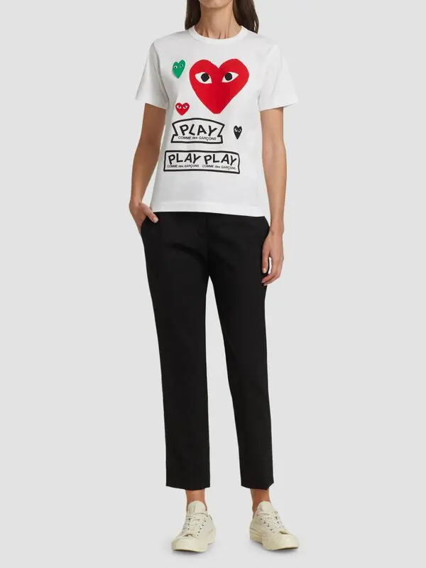 Play Comme Des Garcon Heart Play T-shirt